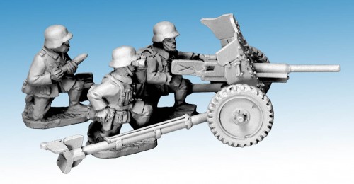 WWG061 - German PaK 36 AT Gun and Crew - Crusader Miniatures